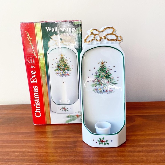 Vintage | Accents | Vintage Salem Christmas Tree Wall Sconce ...